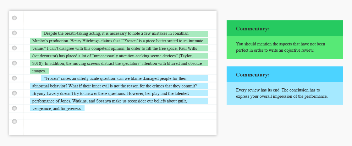 How To Write A Play Review Step By Step